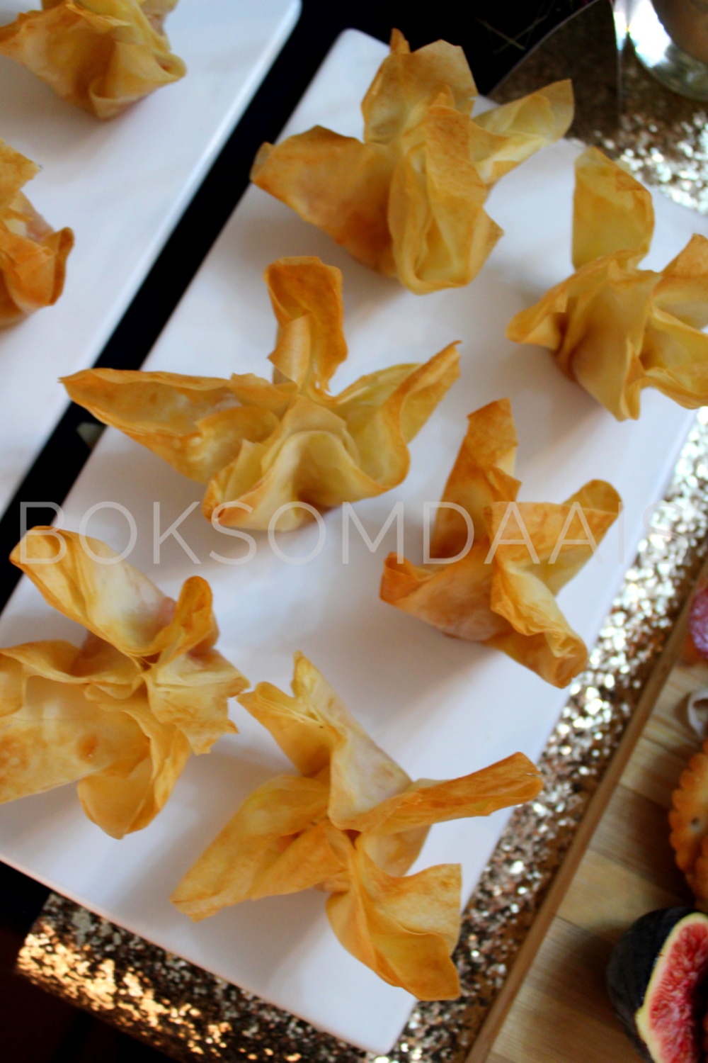 A Beautiful Navy Blue, Pink & Gold Cocktail Party