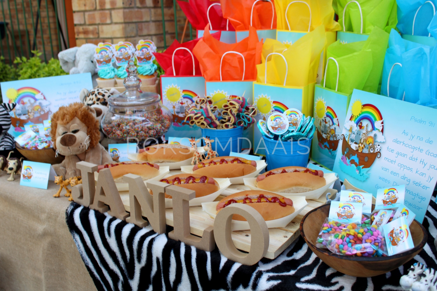 This Noah's Ark Party Made 4-year Old Janlo's Heart Happy