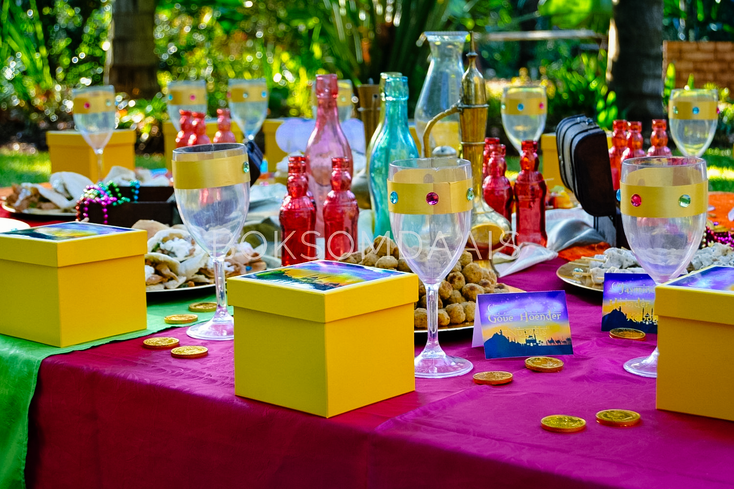 An Amazing Aladdin Arabian Nights Party in the Garden