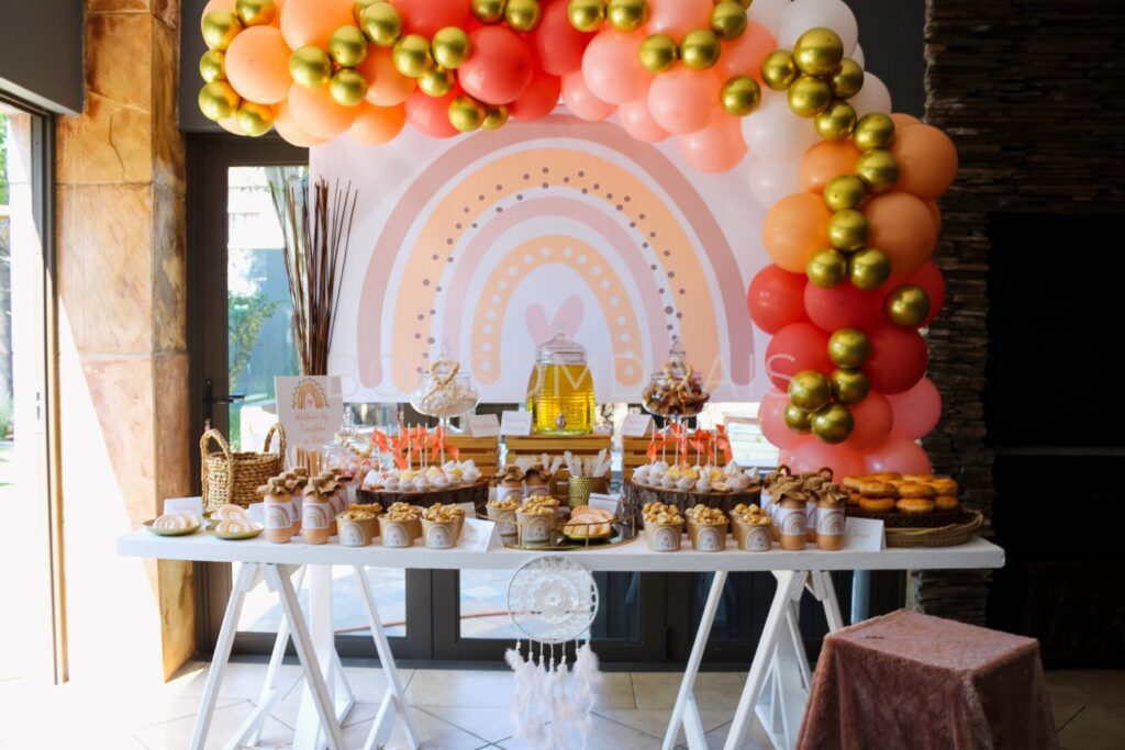 Feast Your Eyes on this Beautiful Boho Rainbow Party