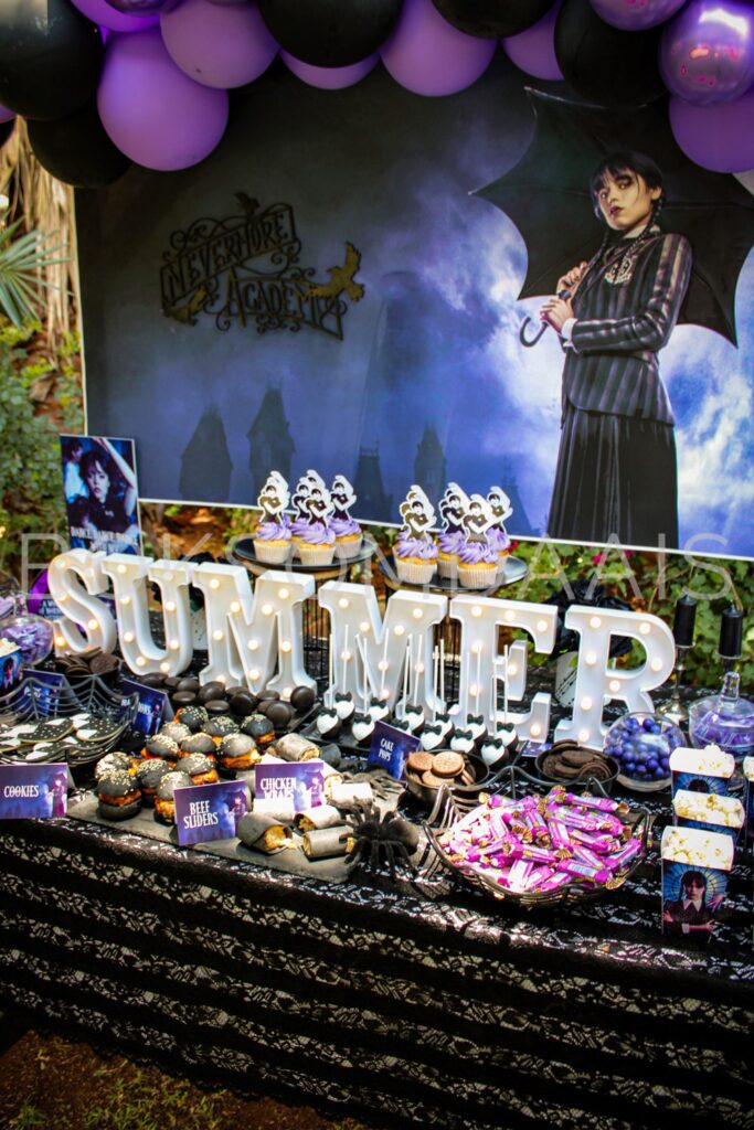 Wednesday Children's Party Ideas by Boksomdaais Boutique Events