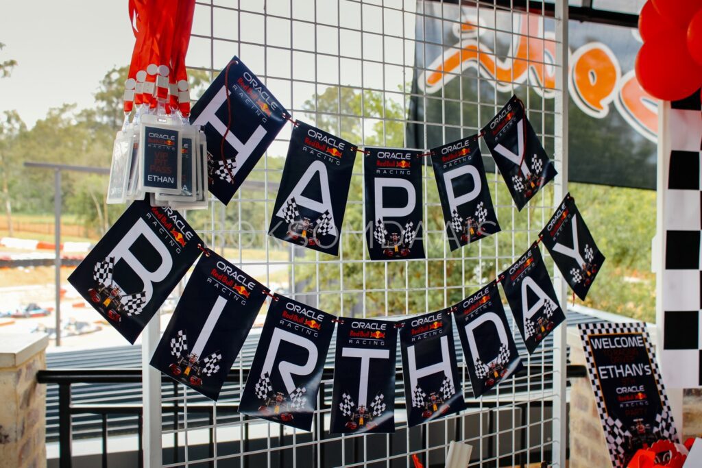 Red Bull Racing Children's Party Ideas by Boksomdaais Boutique Events