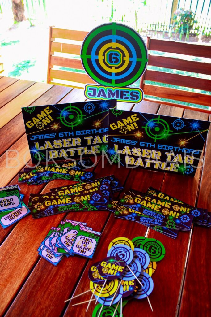 Laser Tag Children's Party Ideas by Boksomdaais Boutique Events