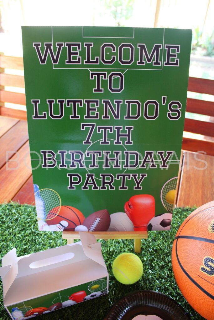 Sport Children's Party Ideas by Boksomdaais Boutique Events