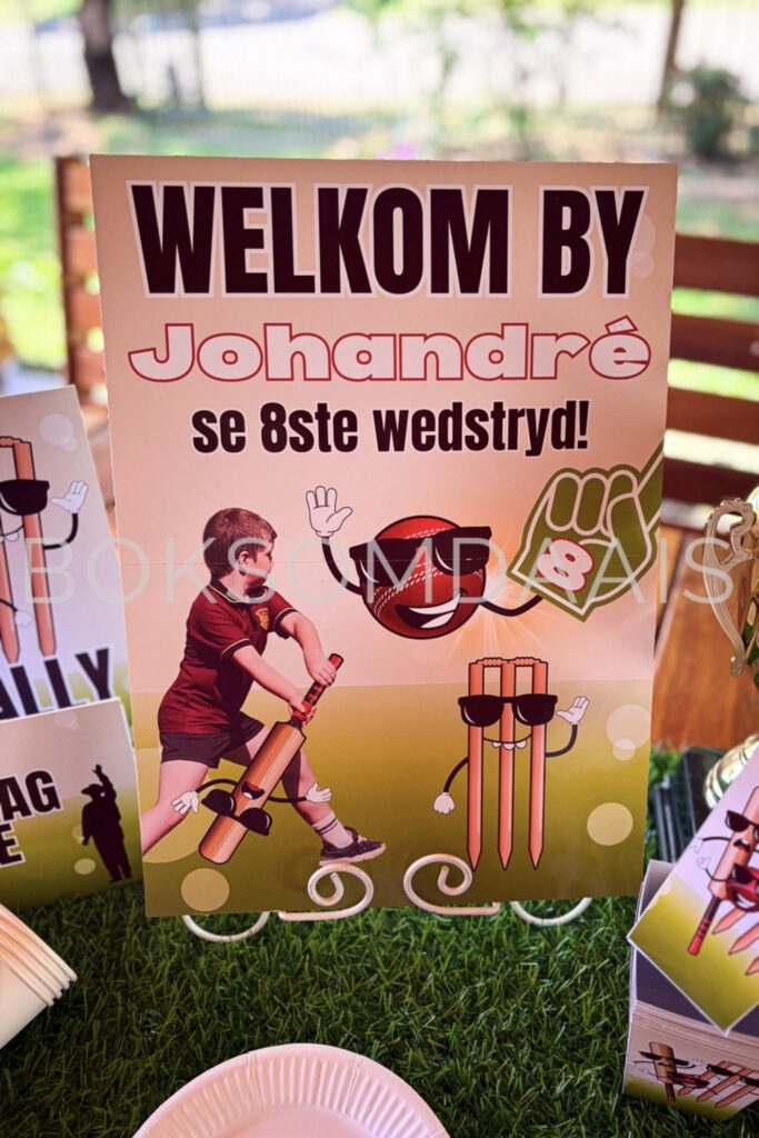 Cricket Children's Party Ideas by Boksomdaais Boutique Events