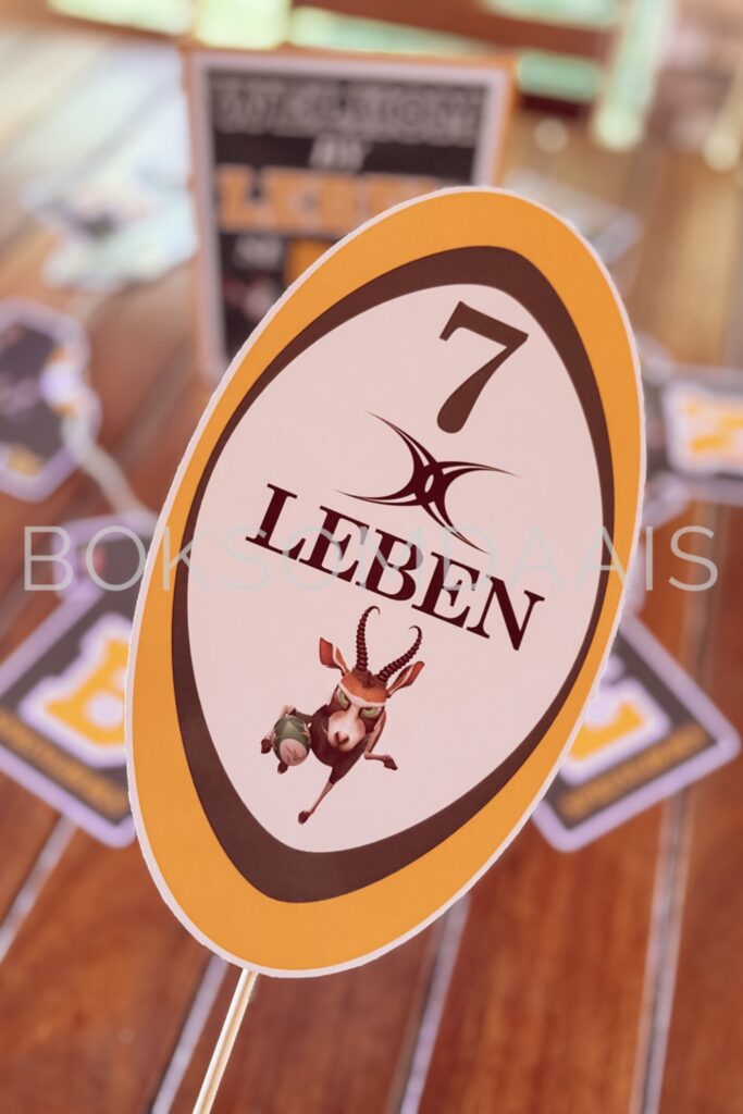 Springbok Rugby Children's Party Ideas by Boksomdaais Boutique Events