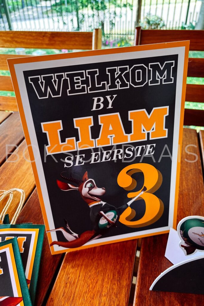 Springbok Rugby Children's Party Ideas by Boksomdaais Boutique Events