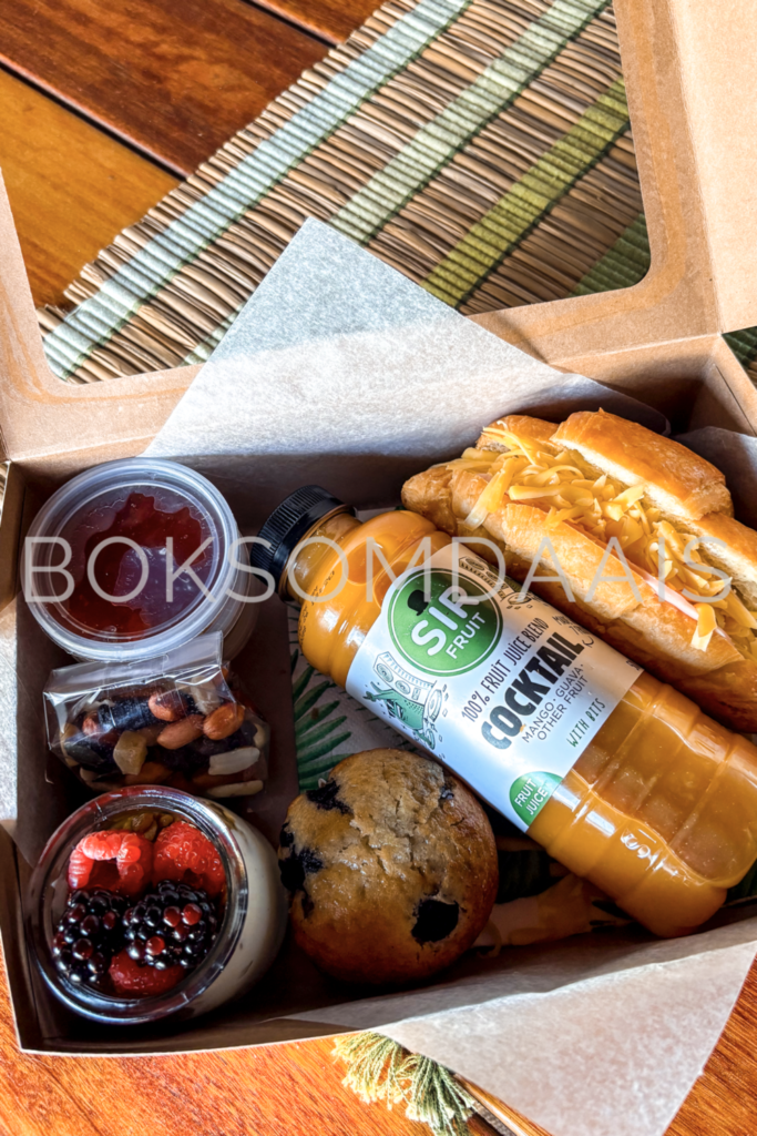 Breakfast Boxes by Boksomdaais Catering Solutions
